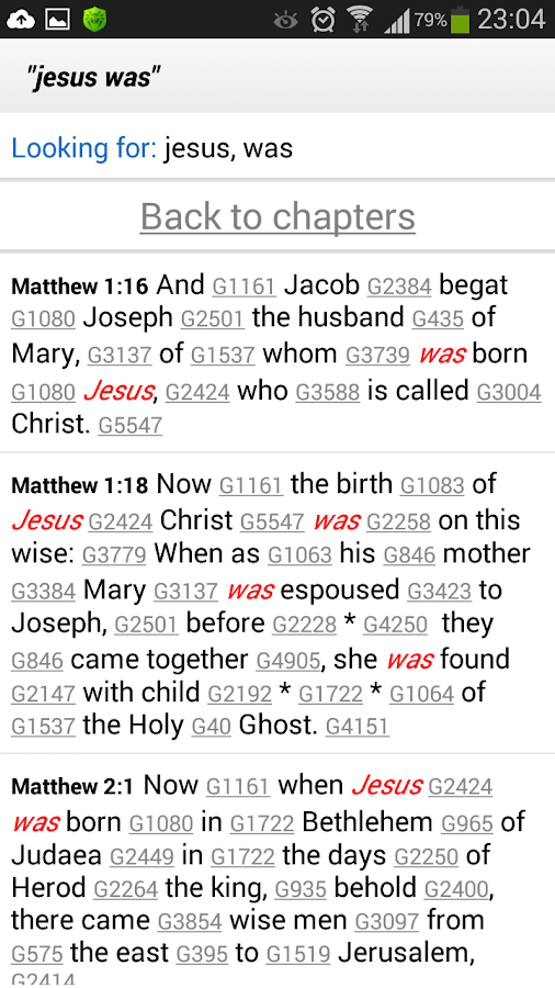 Bible Concordance Strongs Android Apps On Google Play