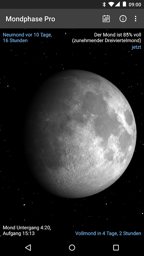 Mondphase Pro + Mondfinsternisse – Android-Apps auf Google Play
