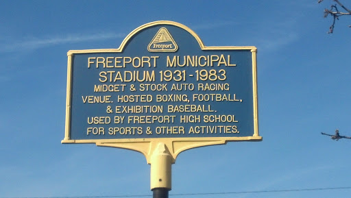 Site of Freeport Municipal Stadium Portal in Freeport New York United ...
