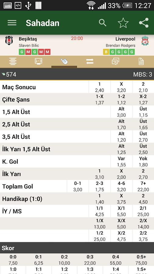 Sahadan Live Scores - Android Apps on Google Play