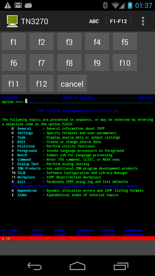Mocha TN3270 - Android Apps on Google Play