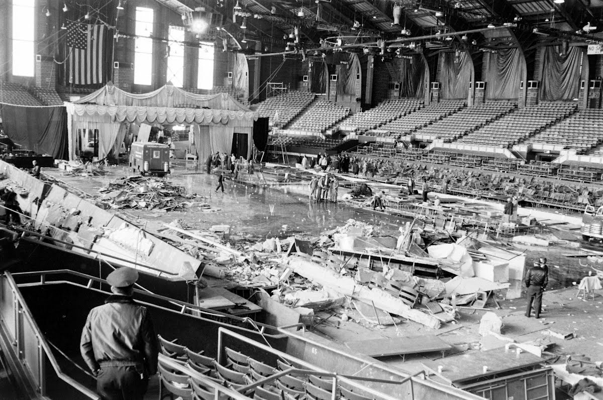 Indianapolis Coliseum Explosion - Francis Miller — Google Arts & Culture
