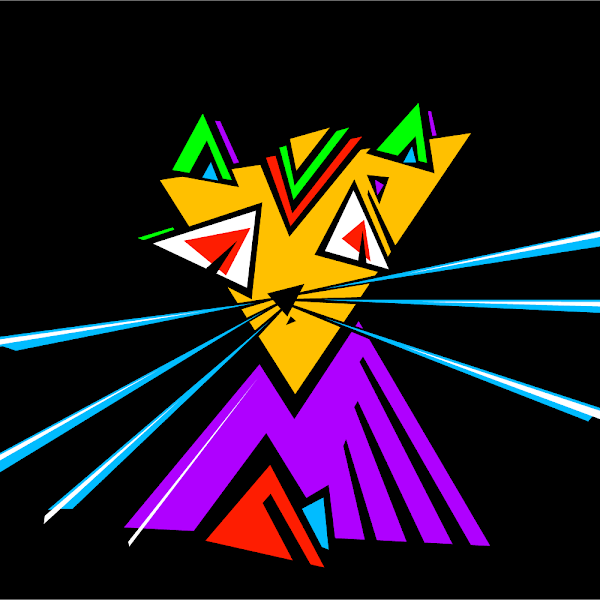Psychedelic Triangular Cat » drawings » SketchPort