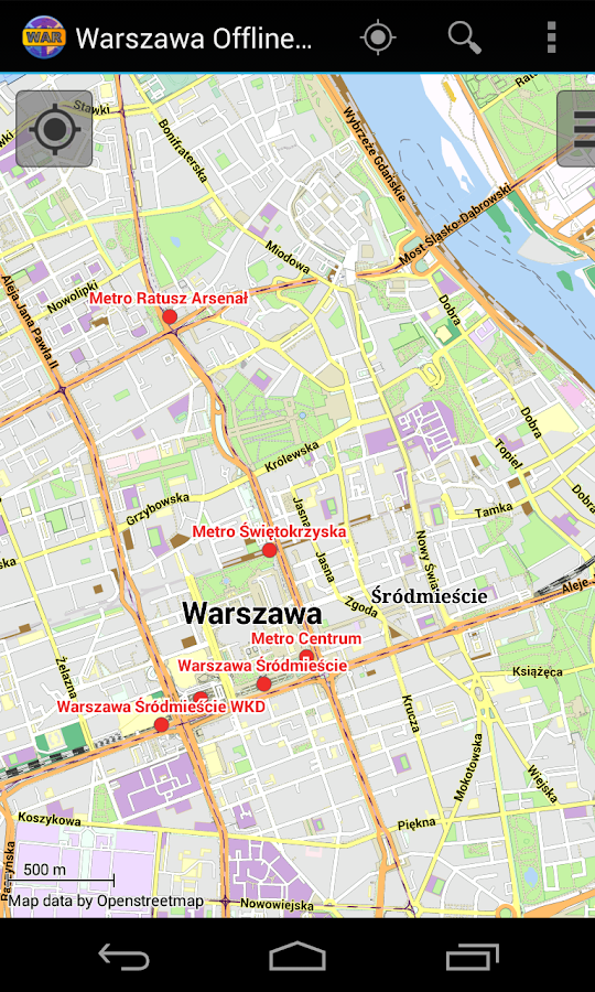 Warsaw Offline City Map - Android Apps on Google Play