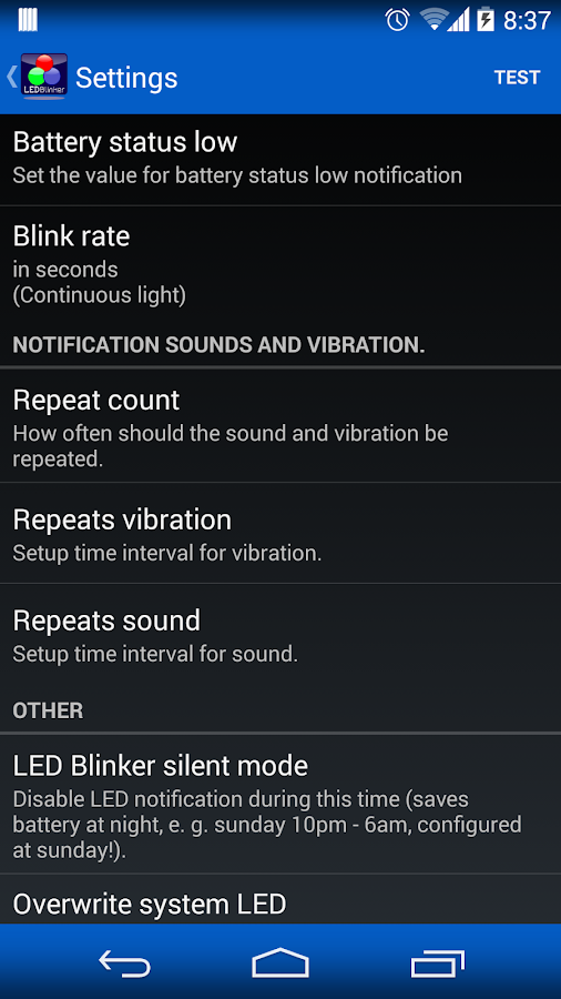 LED Blinker Notifications Pro - Manage your lights - Google Play의 Android 앱