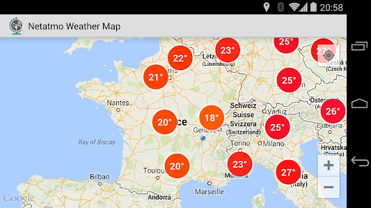 Netatmo Weather Map (beta) – Netatmo Weather Map – Android Weather Apps