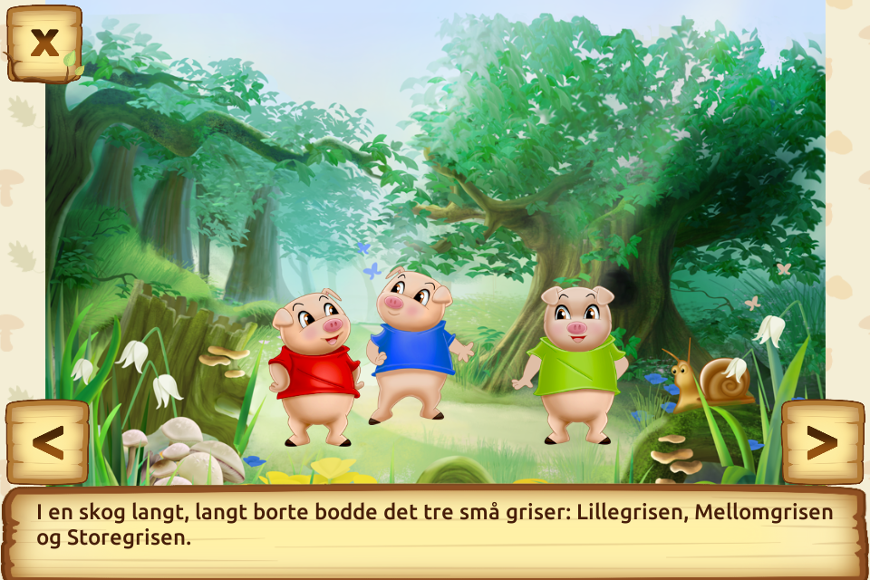 Tre små griser (Gratis) 3-5 år – Android-apper på Google Play