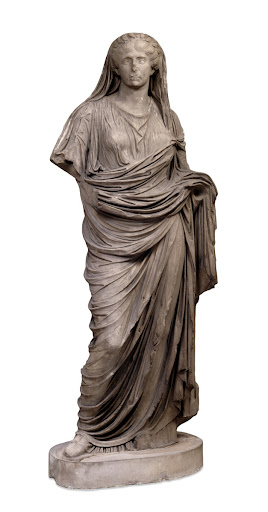 Marble statue of a Roman priestess — Google Arts & Culture