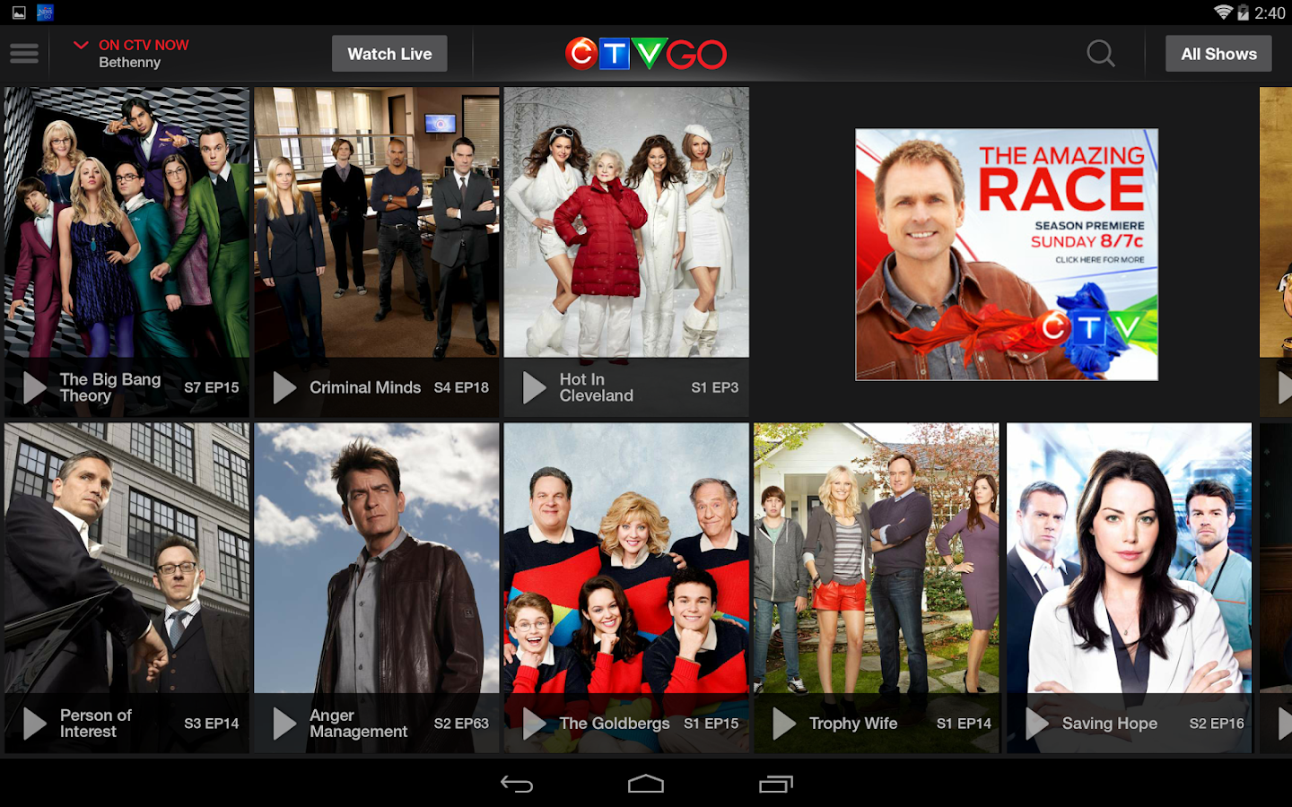 CTV GO - Android Apps on Google Play