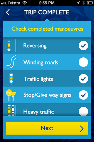Learner Driver Logbook App - goodsitefantastic