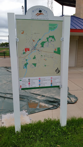 Watertown Heart Of The Luce Line Trail Map Legend Portal in White ...