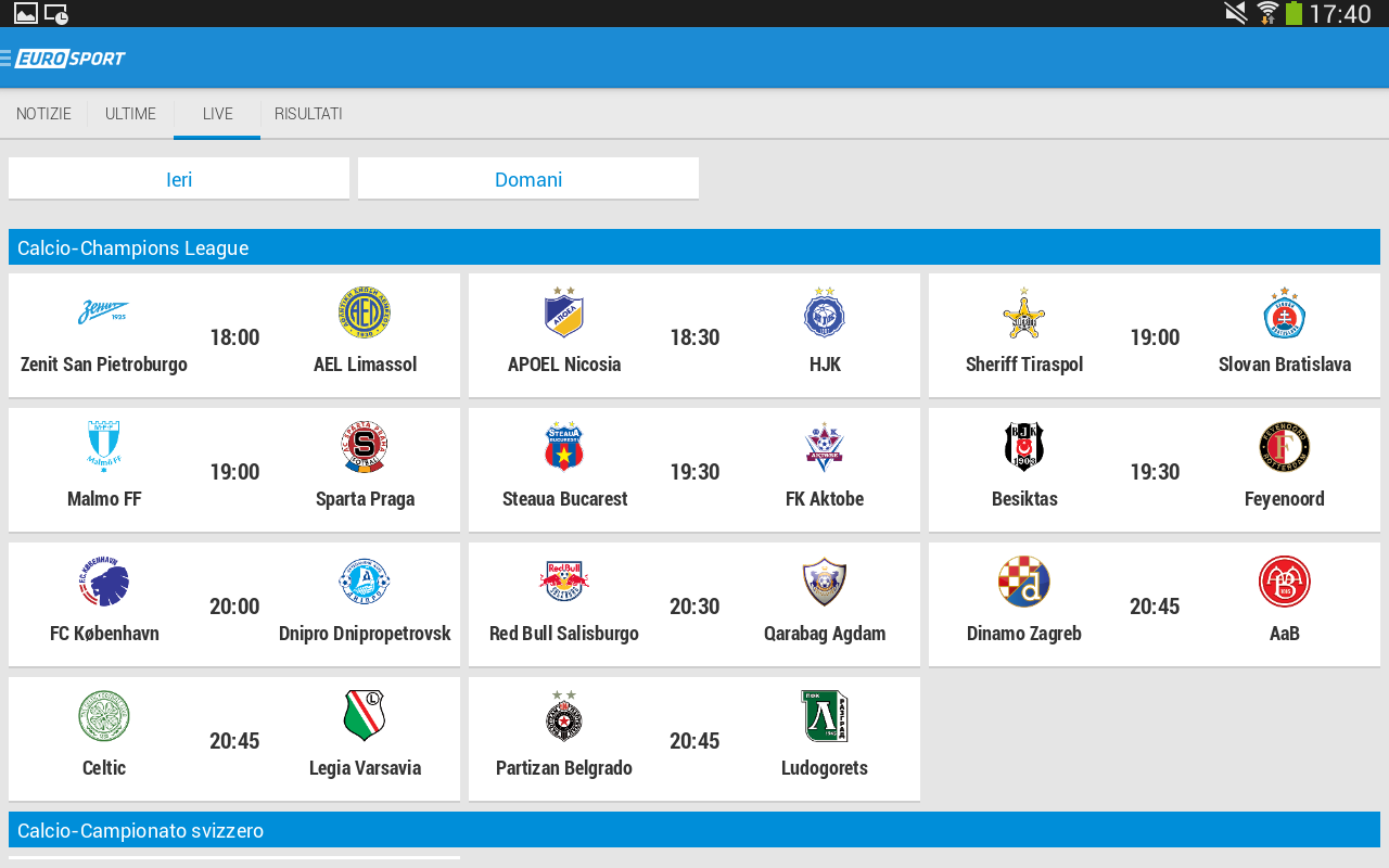 Eurosport.com - App Android su Google Play
