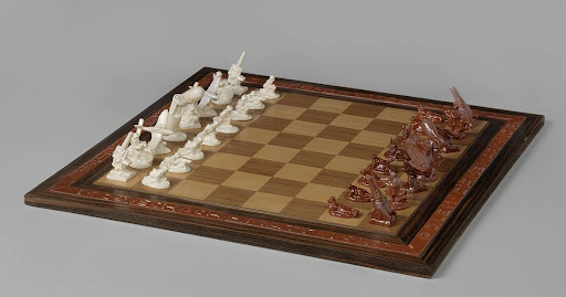 Nazi chess set - possibly Porzellanmanufaktur Allach — Google Arts ...