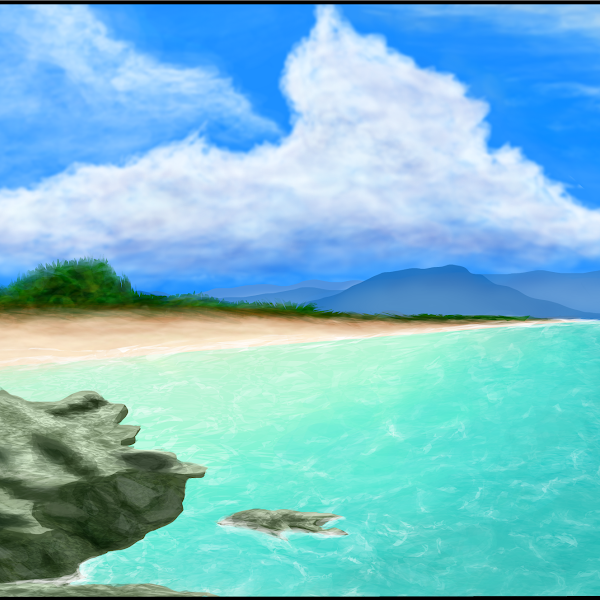 Yet Another Beach Scene » drawings » SketchPort