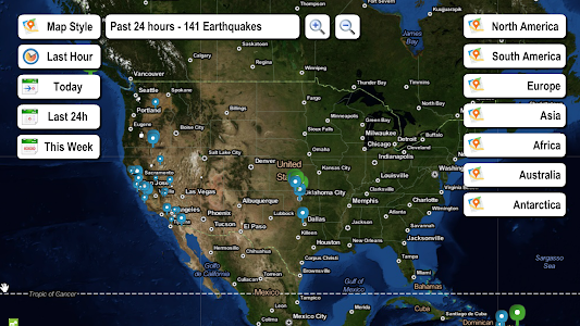 Live Earthquake Map – Live earthquake map from around the World ...