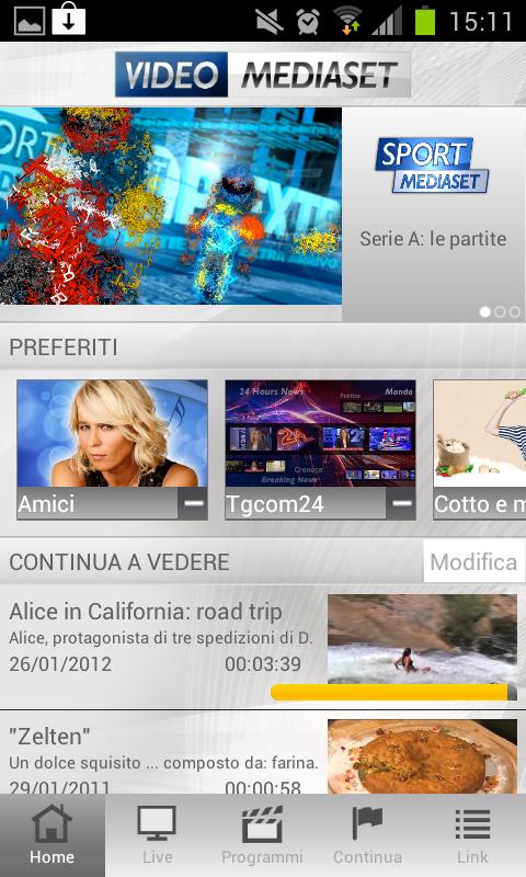 VideoMediaset - App Android su Google Play