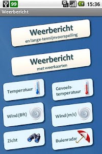 Het Weerbericht – Deze app toont het officieele KNMI-weerbericht in ...