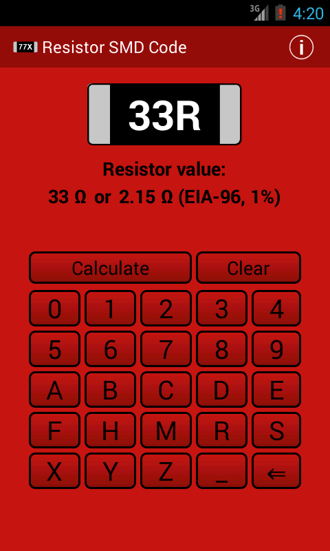 Resistor SMD code calculator - Android Apps on Google Play