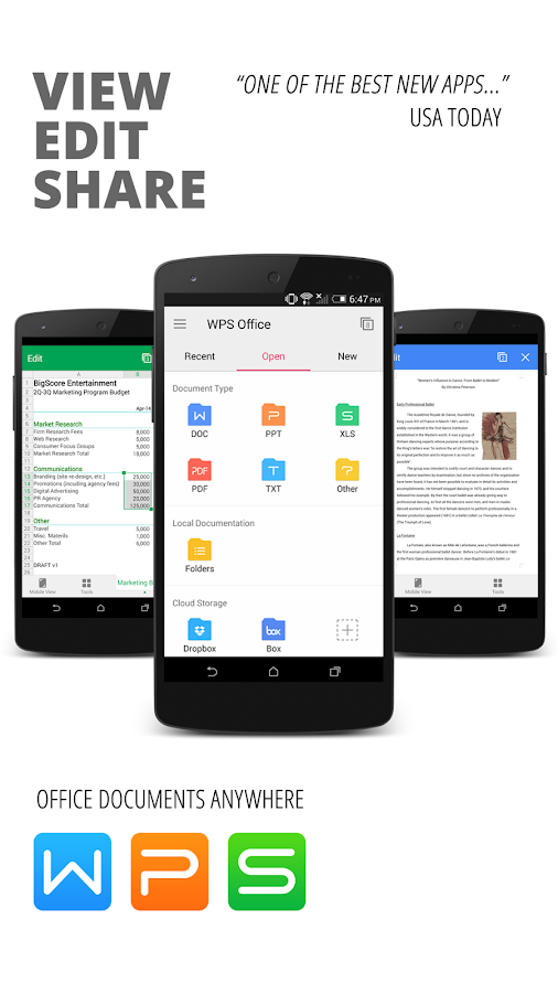WPS Office + PDF - Android Apps on Google Play