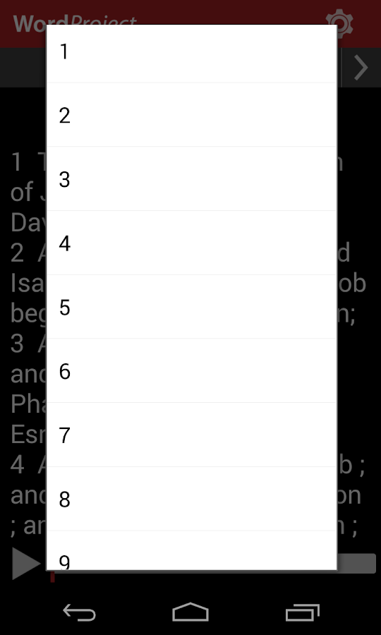 WORDPROJECT AUDIO BIBLE - Android Apps on Google Play
