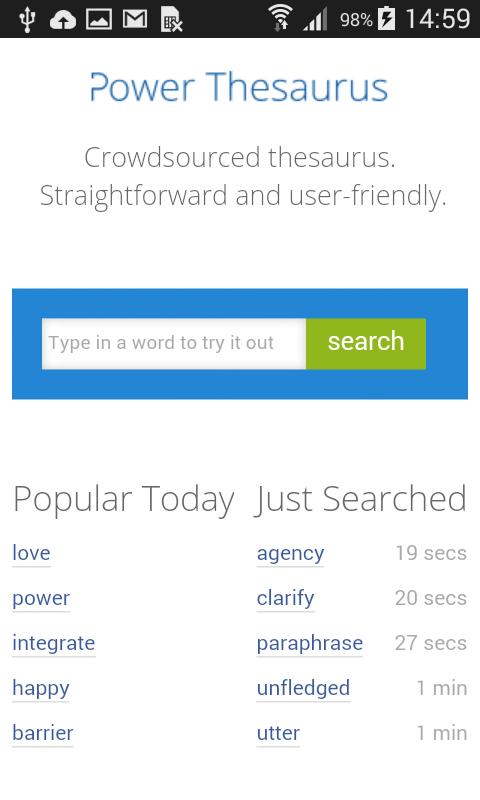 Power Thesaurus Free - Android Apps on Google Play