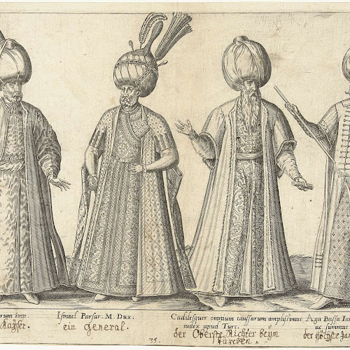 Kleding van Ottomaanse hoogwaardigheidsbekleders rond 1580, Abraham de ...