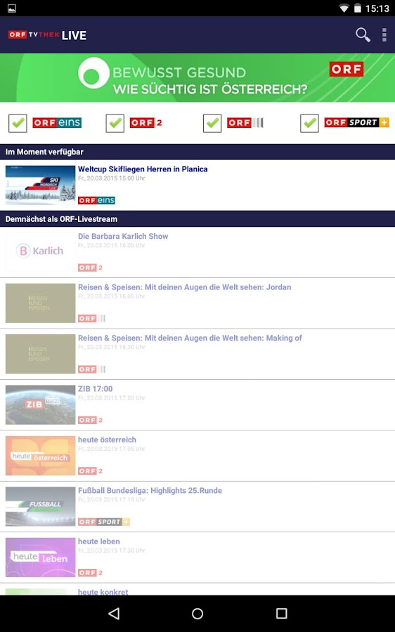 ORF TVthek: Video on demand – Android-Apps auf Google Play