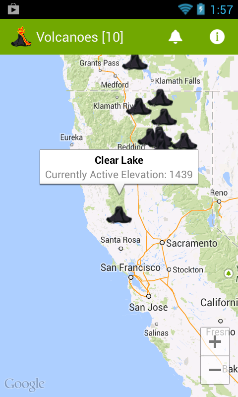 Volcanoes - Map, Info and News - Android Apps on Google Play