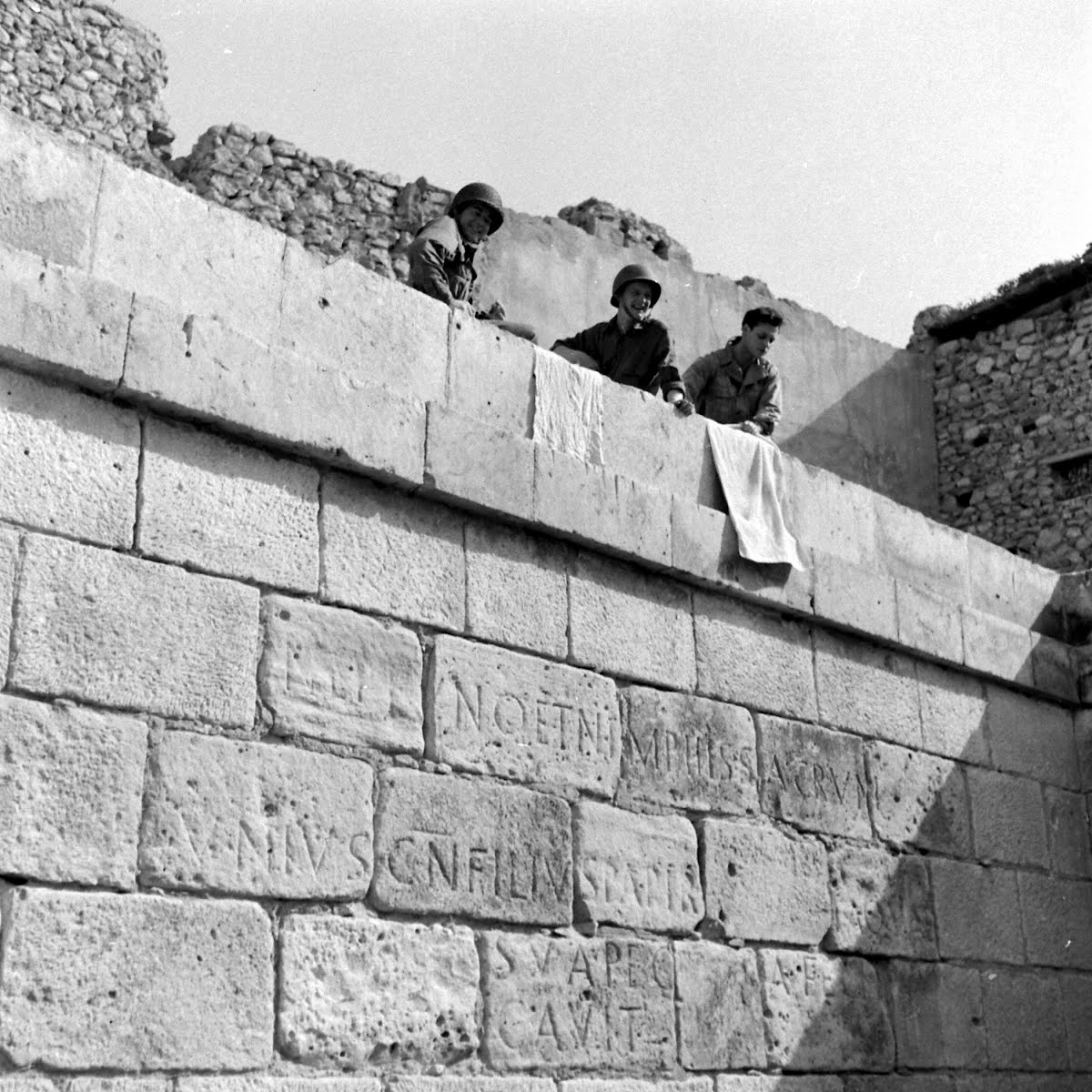 Soldiers Swim In Roman Baths At Gafsa - Eliot Elisofon — Google Arts ...