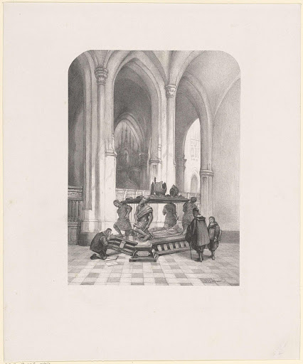 Grafmonument voor Engelbrecht II, graaf van Nassau-Dillenburg-Breda ...