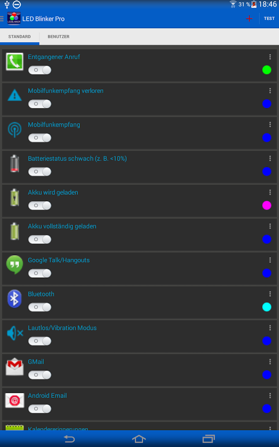 LED Blinker Benachrichtigungen - Steuer dein Licht – Android-Apps auf Google Play