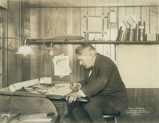 Edison at desk — Google Arts & Culture