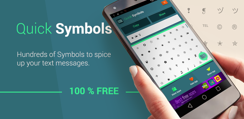 ASCII Text Symbols - Latest version 1.0 for Android App Communication