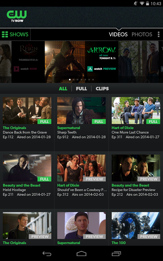 The CW Network - Android Apps on Google Play