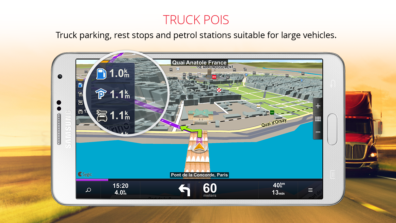 Sygic Truck Navigation – Aplicaţii Android pe Google Play