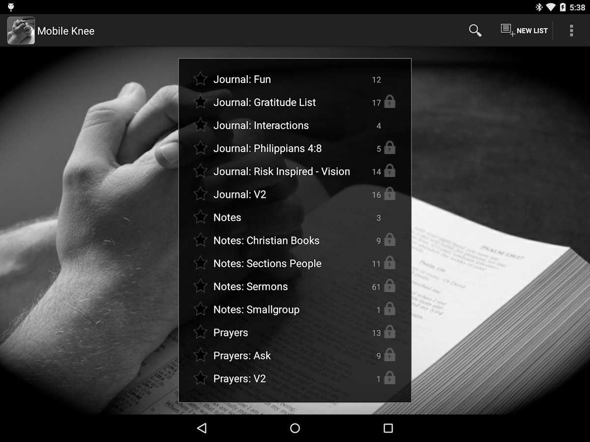Mobile Knee - Prayer List - Android Apps on Google Play