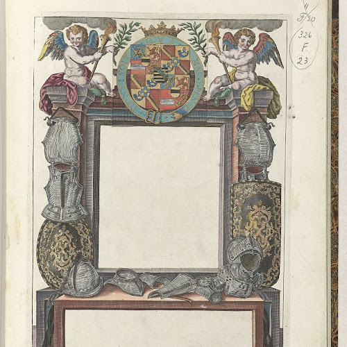 Titelpagina van een Duitse editie van Adam van Breens De Nassausche ...