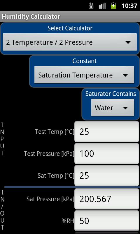 Humidity Calculator - Android Apps on Google Play