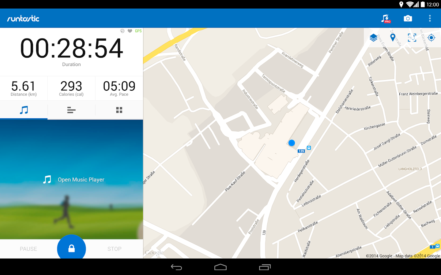 Runtastic - screenshot