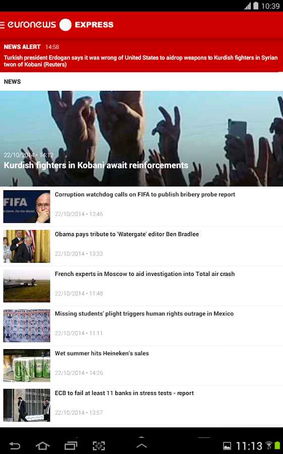 euronews EXPRESS - Android Apps on Google Play