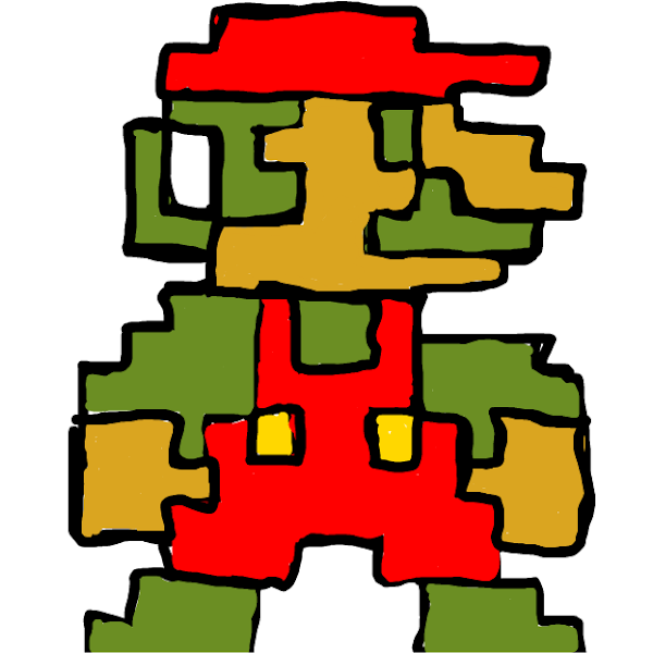 Mario 8-bit version » drawings » SketchPort