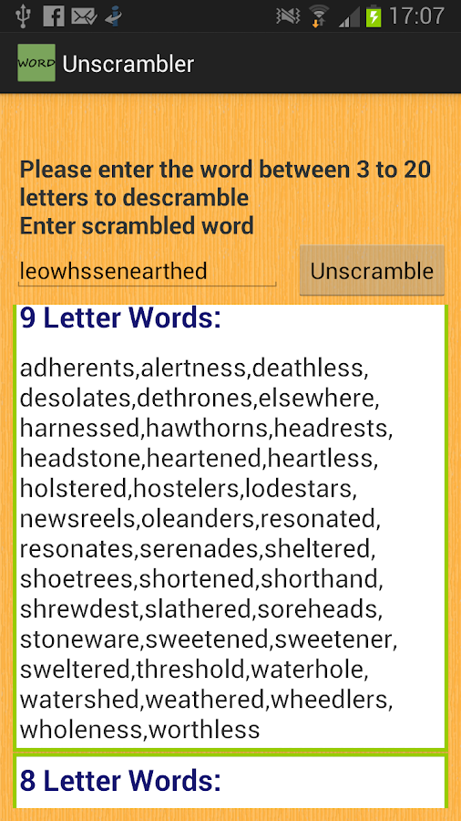 Unscrambler Android Apps On Google Play