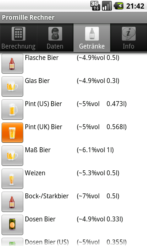 Promille Rechner – Android-Apps auf Google Play