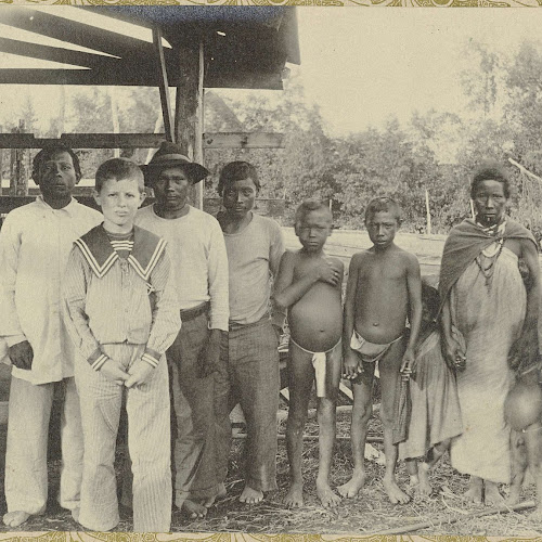 Anton met Arowakken en Marrons, Hendrik Doijer, 1903 - 1910 - Rijksmuseum