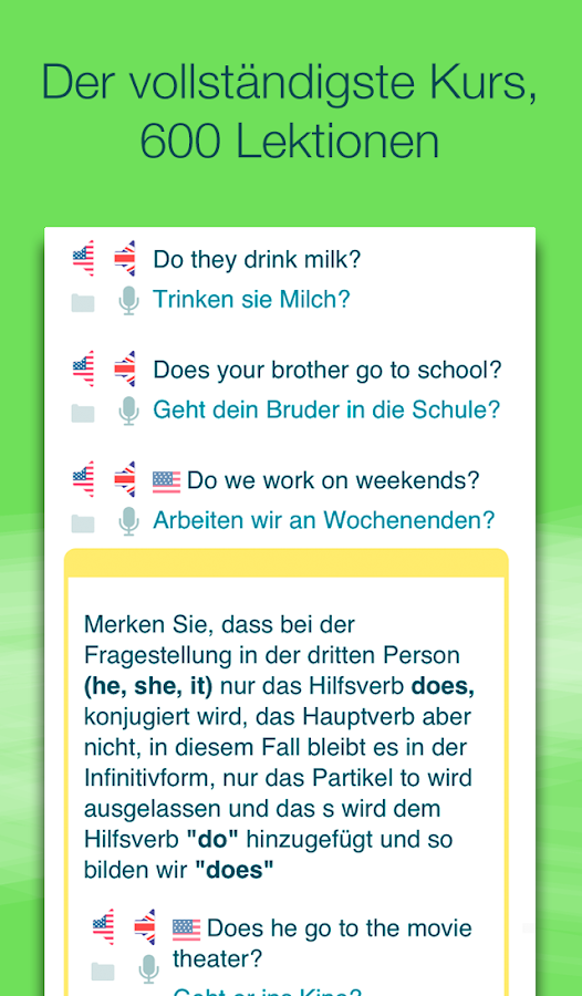 Englisch lernen mit Wlingua – Android-Apps auf Google Play