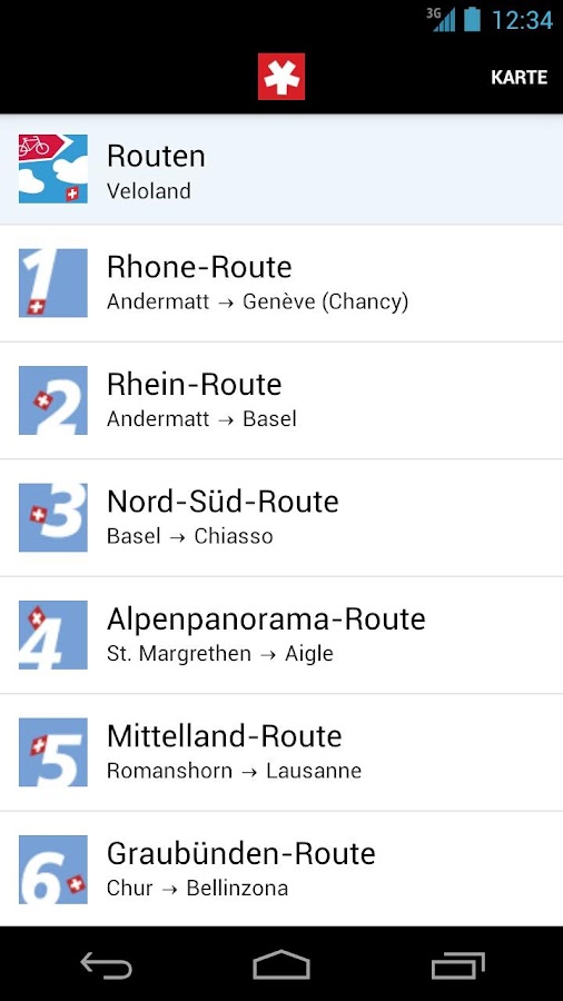 SchweizMobil – Android-Apps auf Google Play