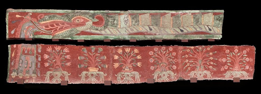 Mural fragment (Feathered Serpent and flowering trees) - Techinantitla ...