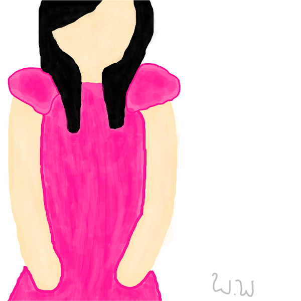 Little Girl In Pink » drawings » SketchPort