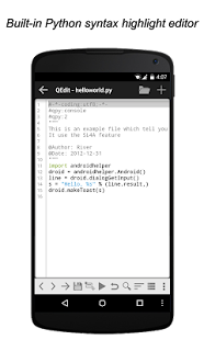 QPython - Python for Android : 네이버 블로그