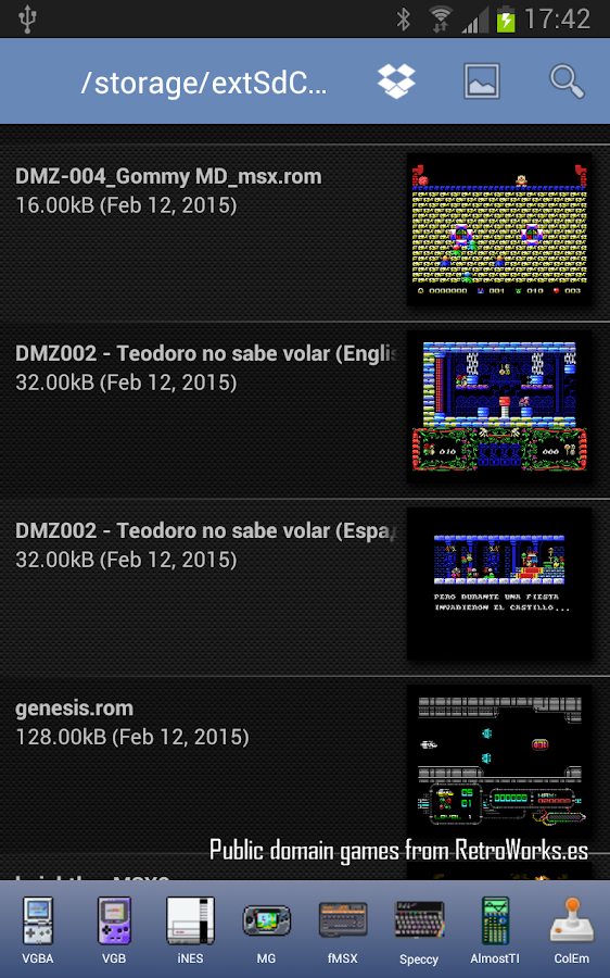 fMSX - Free MSX Emulator - Aplicaciones de Android en Google Play